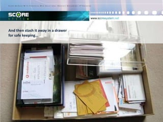 How to make your Business Cards into Profitable Database | PPT