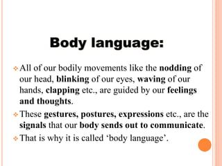 Non verbal communication | PPT