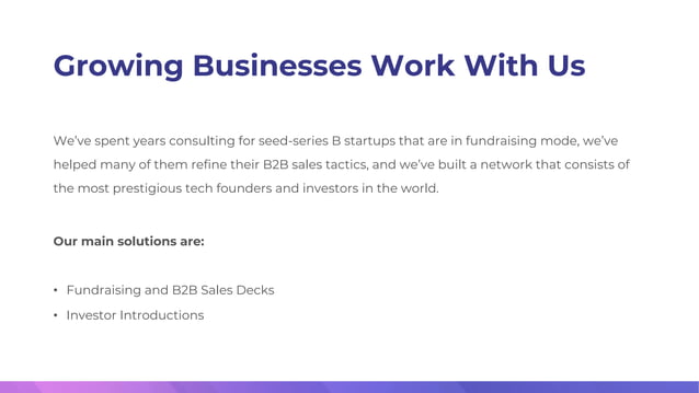 BizDecks Client Deck | PDF | Startups | Business
