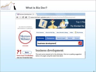 Business Development for Entrepreneurs | PPTX