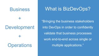 BizDevOps – Delivering Business Value Quickly at Scale | PPTX