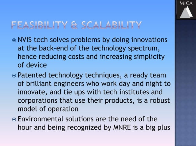 Biz dom mica_nvis technologies | PPT
