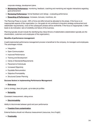 Importance of job performance | PDF