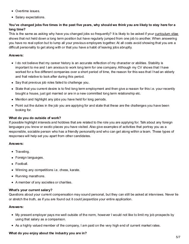 How To Answer Interview Questions To Get The Job how-to-answer-interview-questions-to-get-the-job