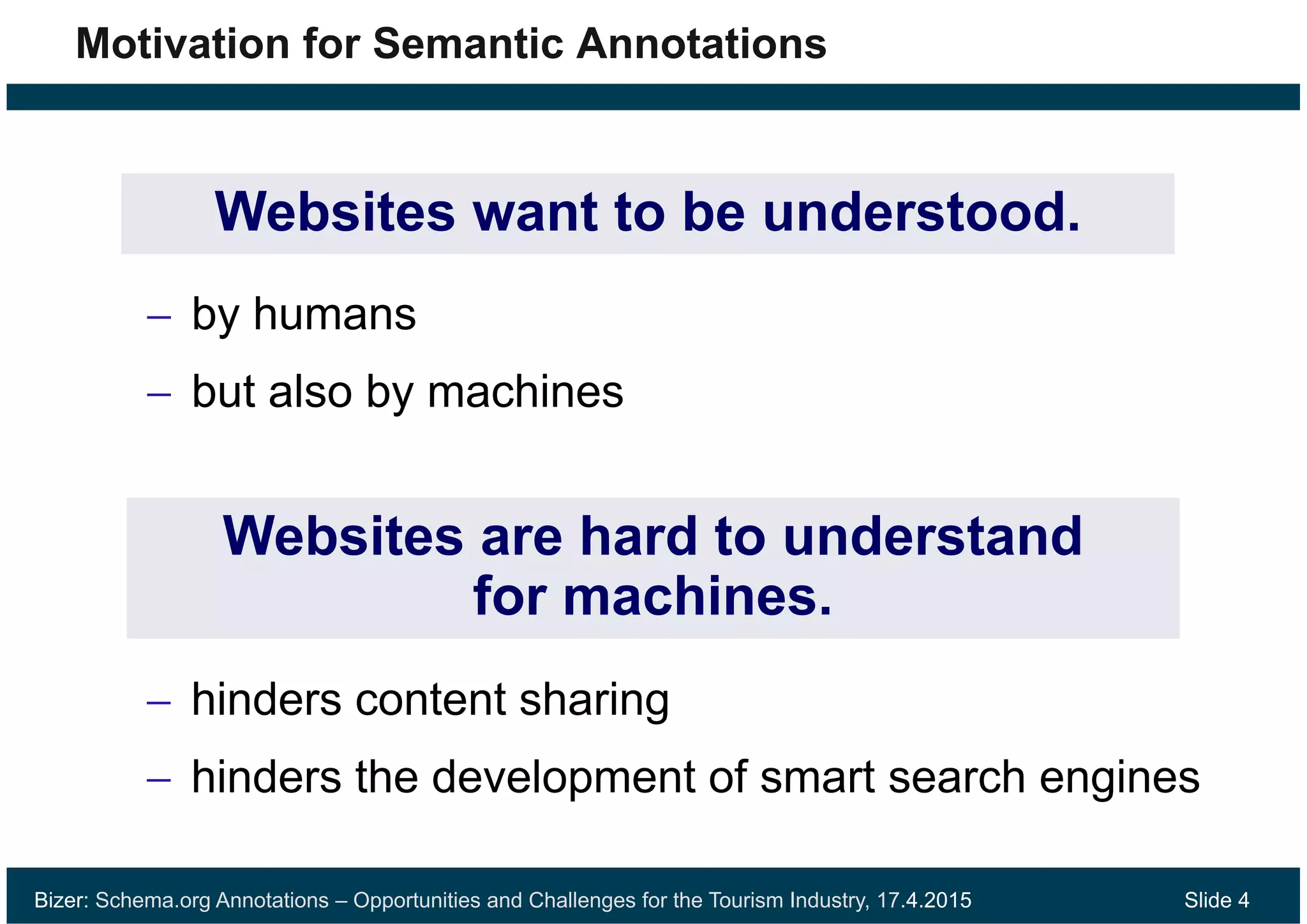 TFF2015, Christian Bizer, Uni Mannheim "Schema.org-Annotationen in Webseiten" | PDF | Web ...