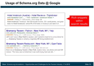 TFF2015, Christian Bizer, Uni Mannheim "Schema.org-Annotationen in Webseiten" | PDF | Web ...
