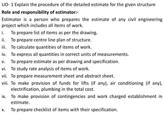 Fundamentals of estimating_and_costing | PPT