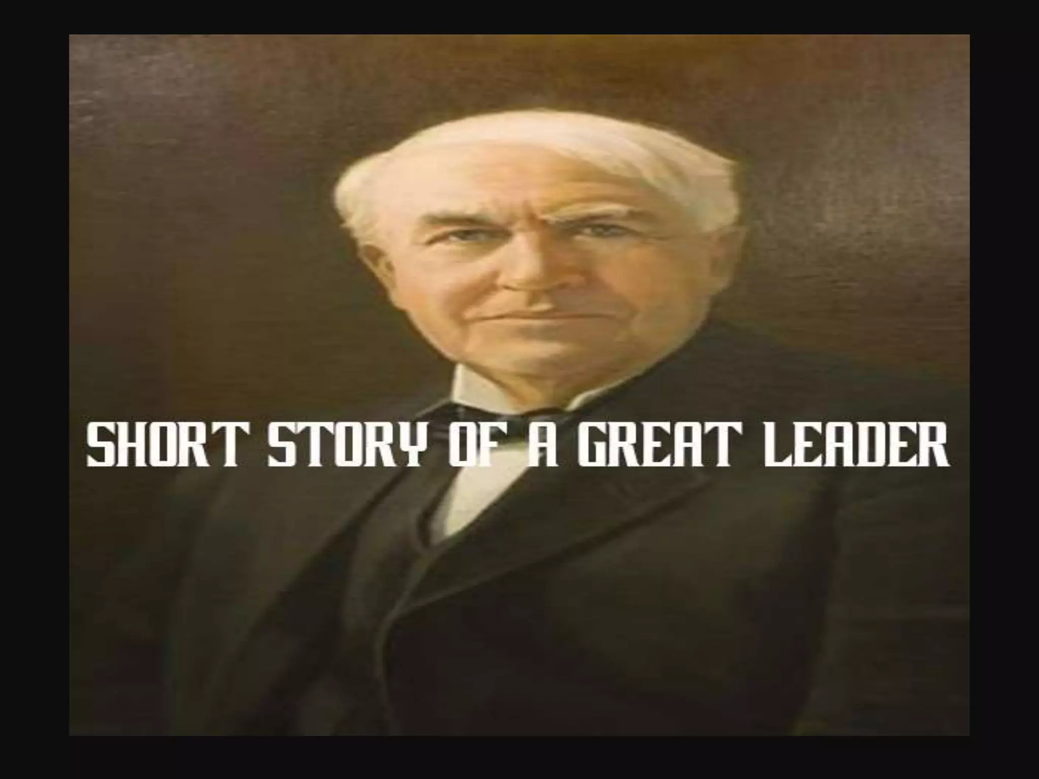 Thomas Alva Edison Short Biography | PPTX