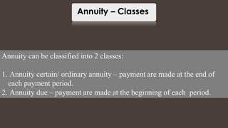 Mathematics of Finance | PPTX