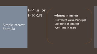 Mathematics of Finance | PPTX