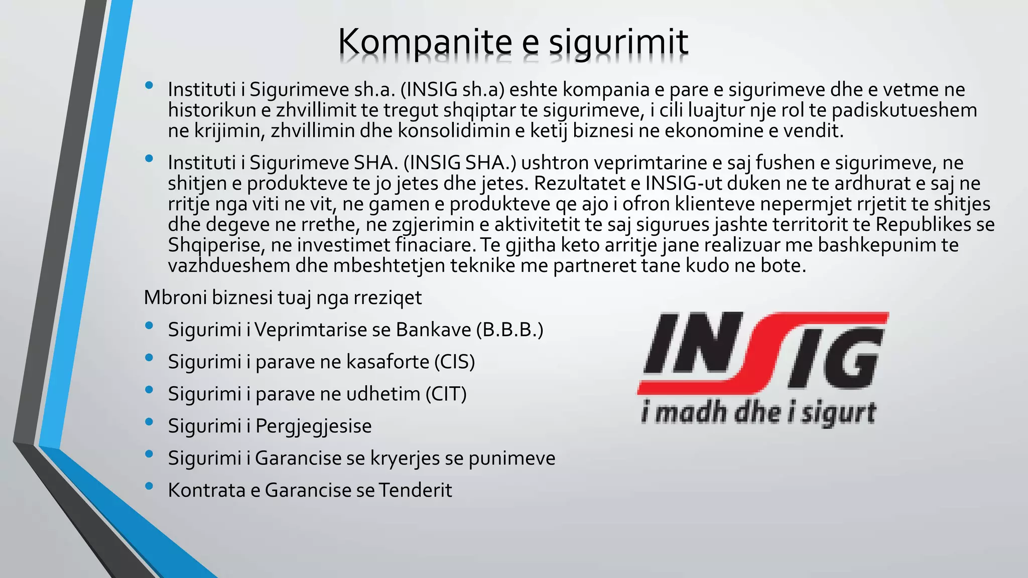 Kompanite e sigurimit | PPTX