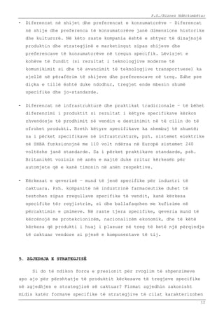 Strategjia e Bizneseve Nderkombetare | PDF