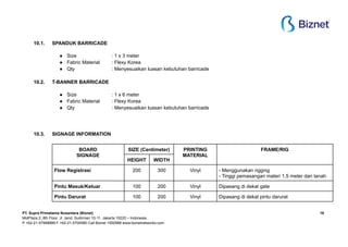Biznet Festival - Event Production Book | PPT