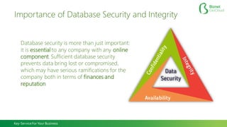 Biznet Gio Presentation - Database Security | PDF