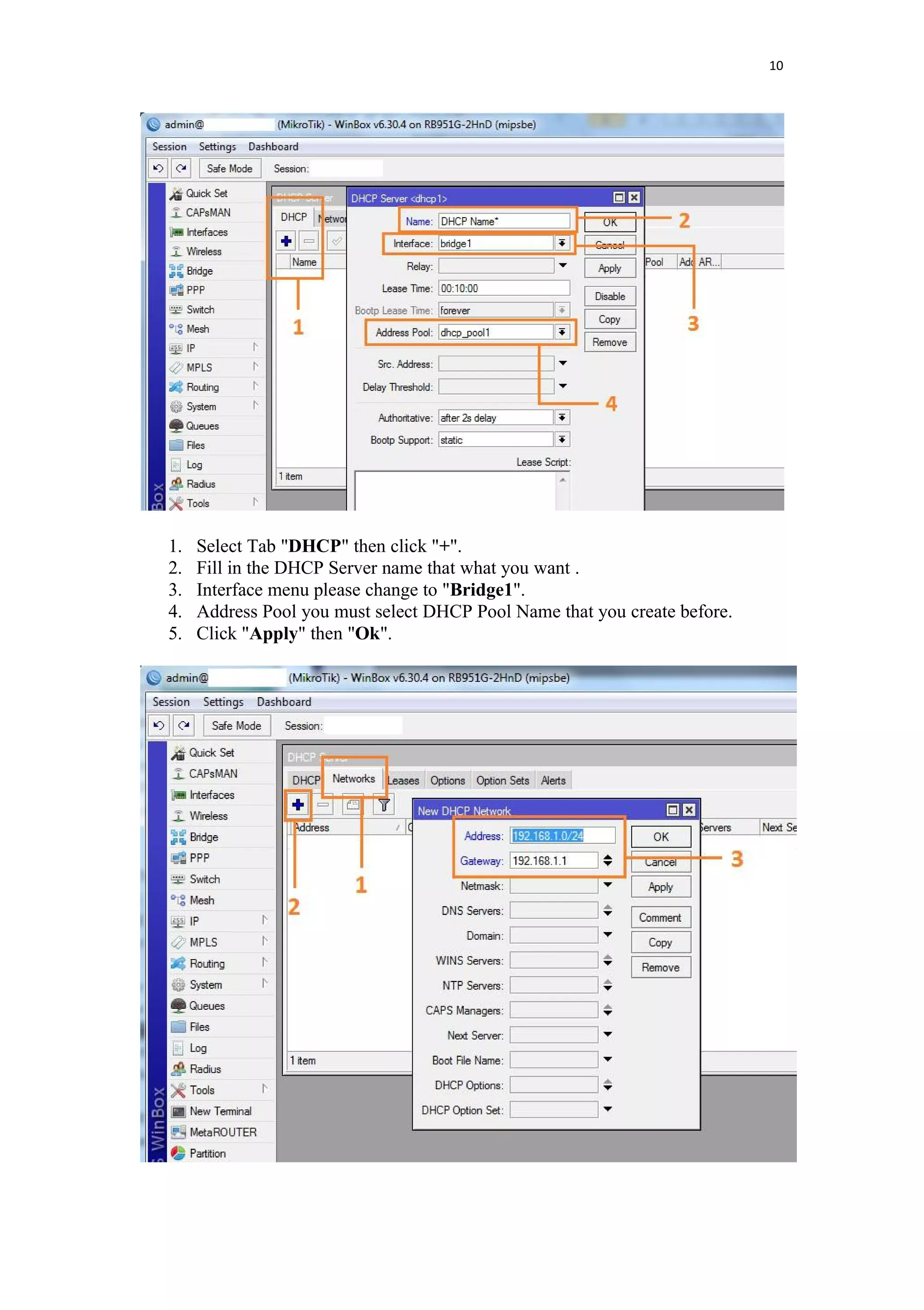 Biznet guideline configuration mikrotik router | PDF