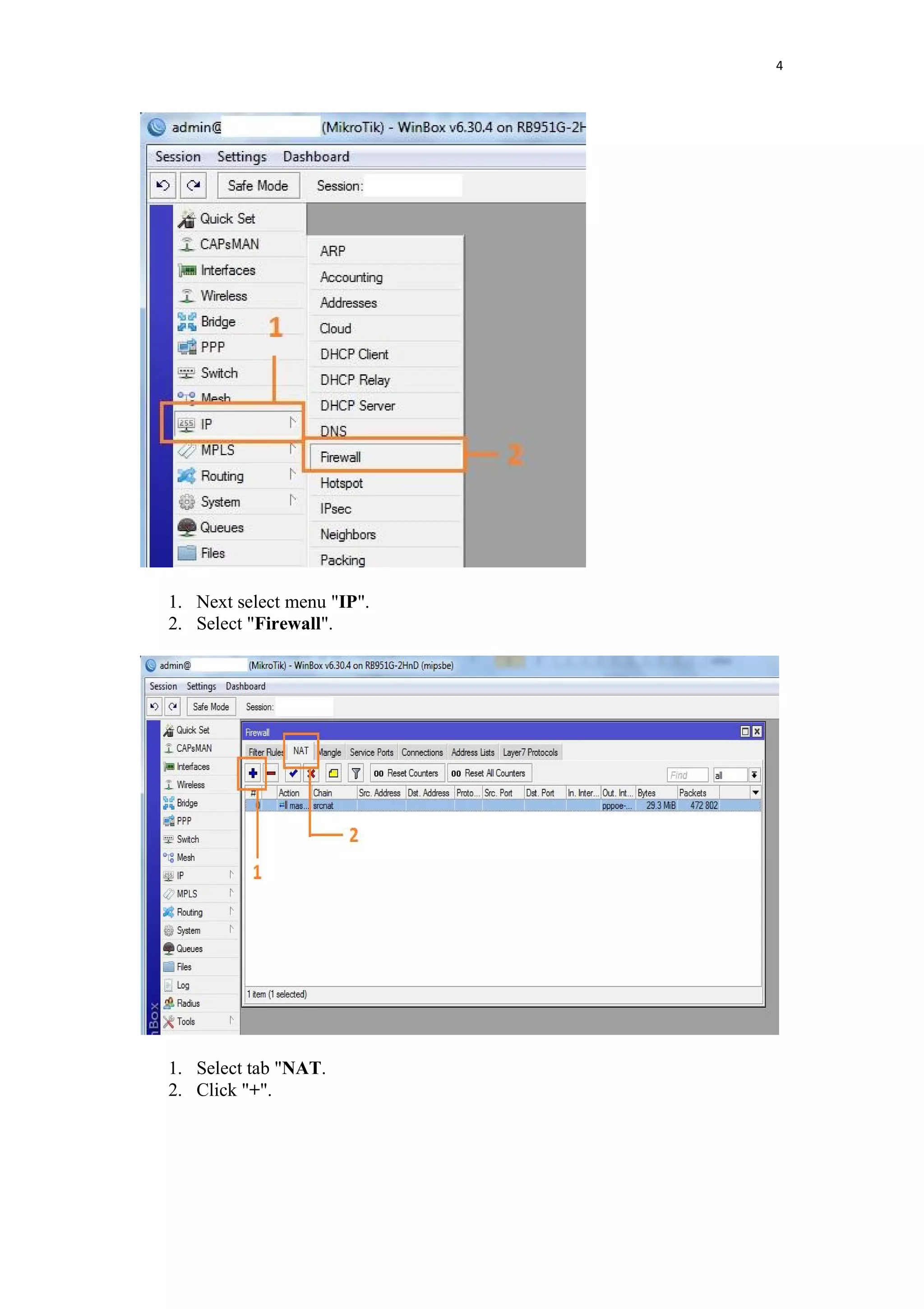 Biznet guideline configuration mikrotik router | PDF