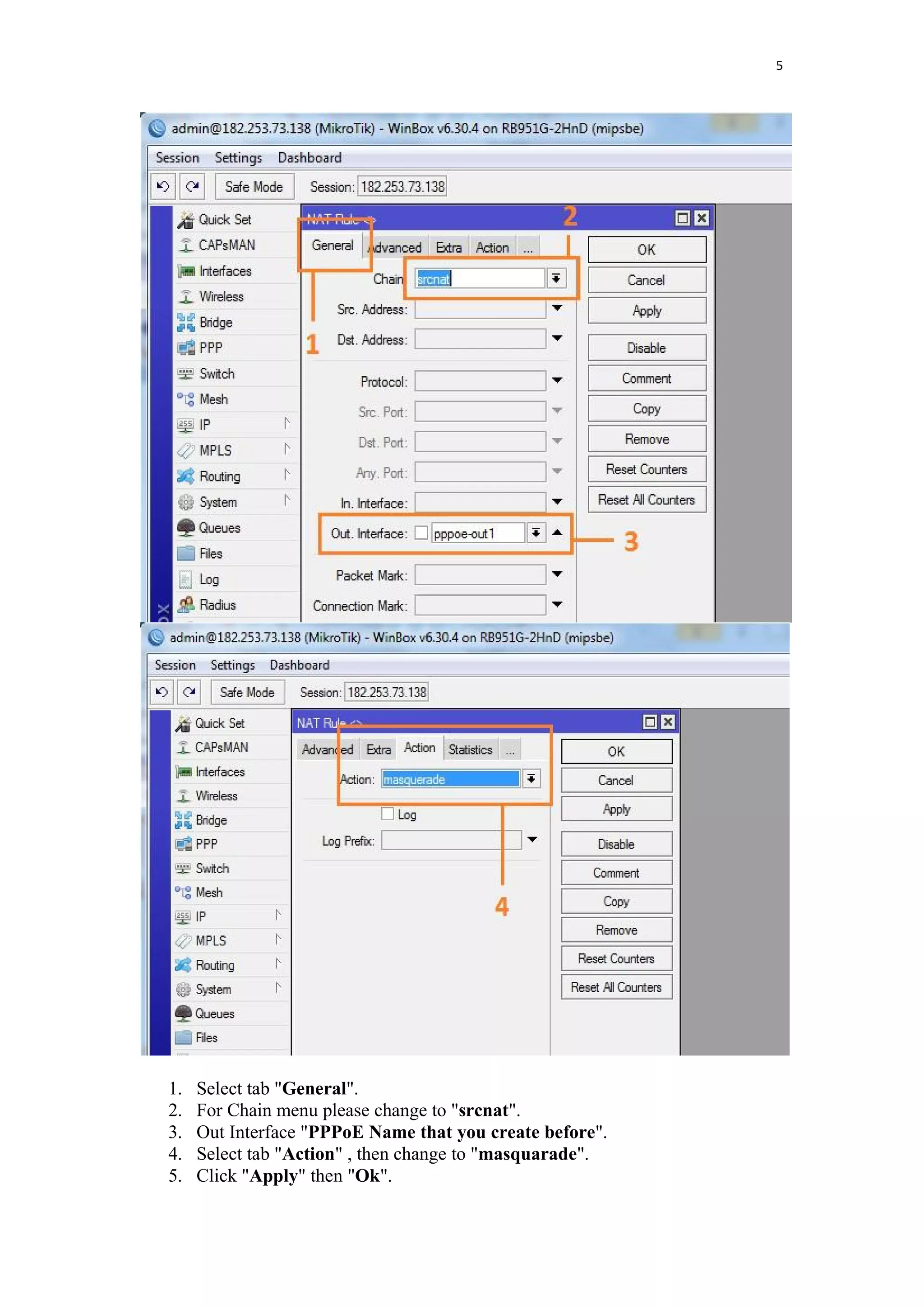 Biznet guideline configuration mikrotik router | PDF