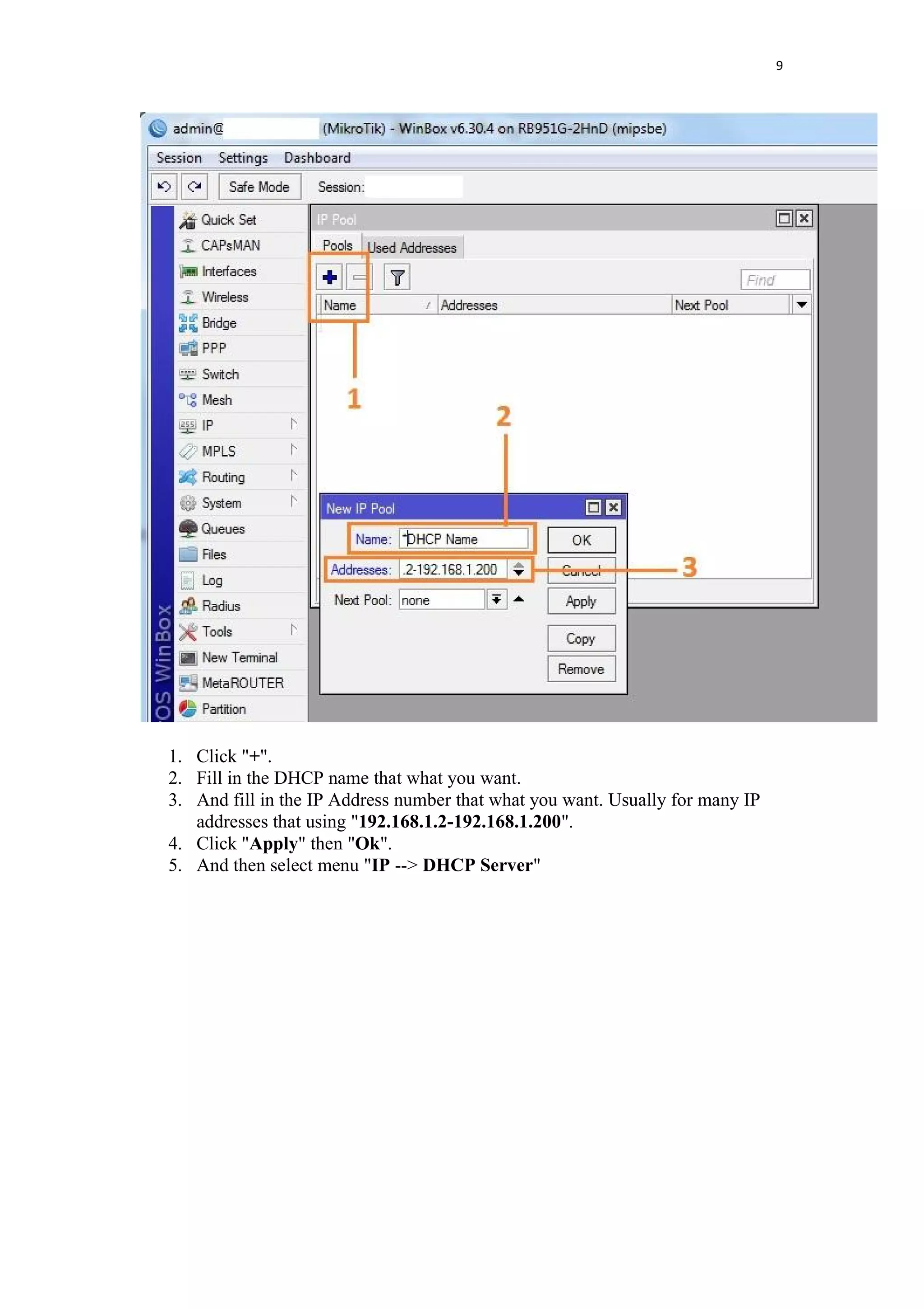 Biznet guideline configuration mikrotik router | PDF