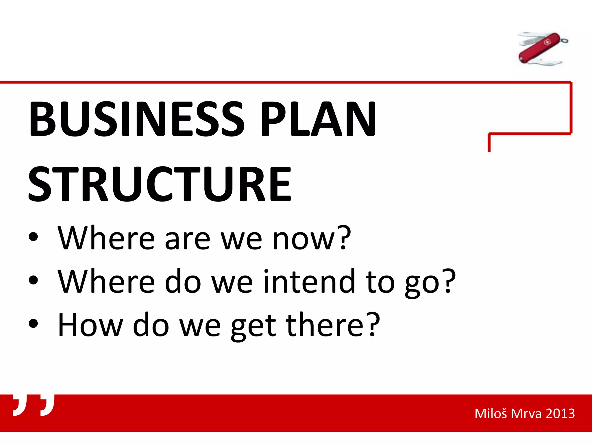 Biznis plan nalezitosti | PPTX