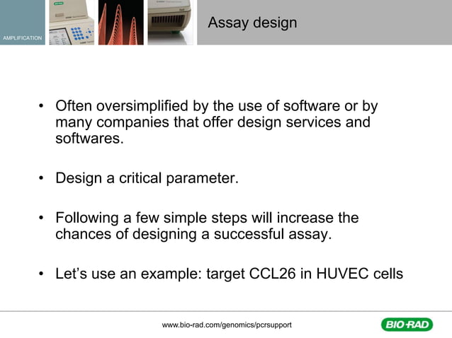 Fast qPCR assay optimization and validation techniques for HTS | PDF