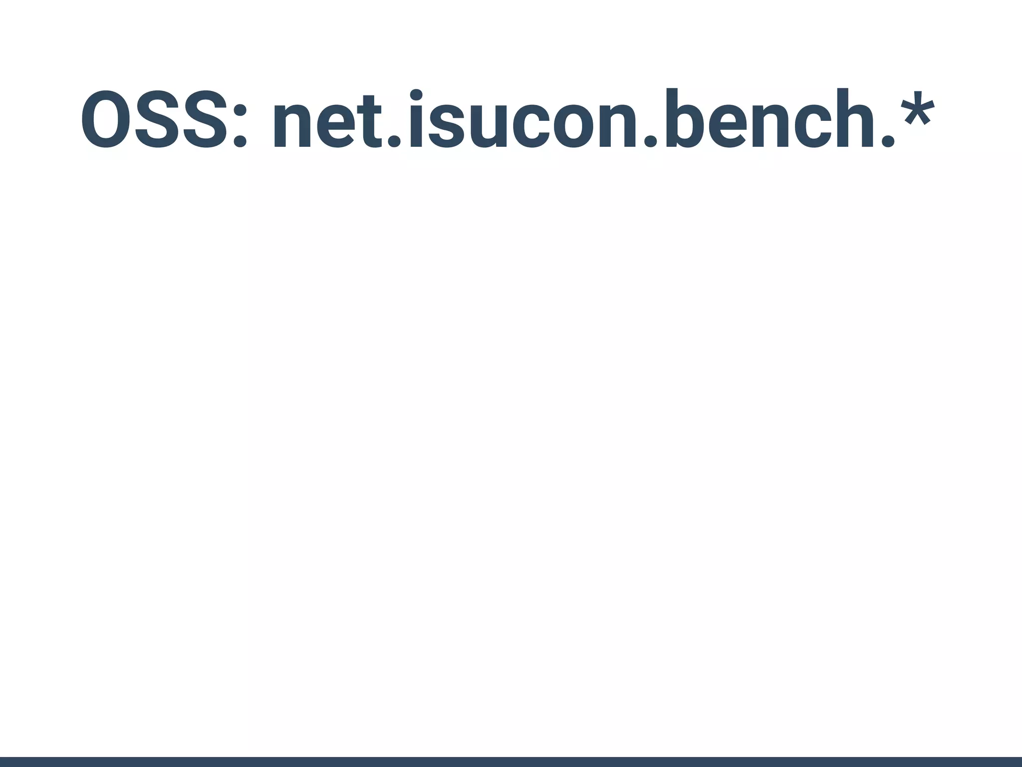 Tale of ISUCON and Its Bench Tools | PPT