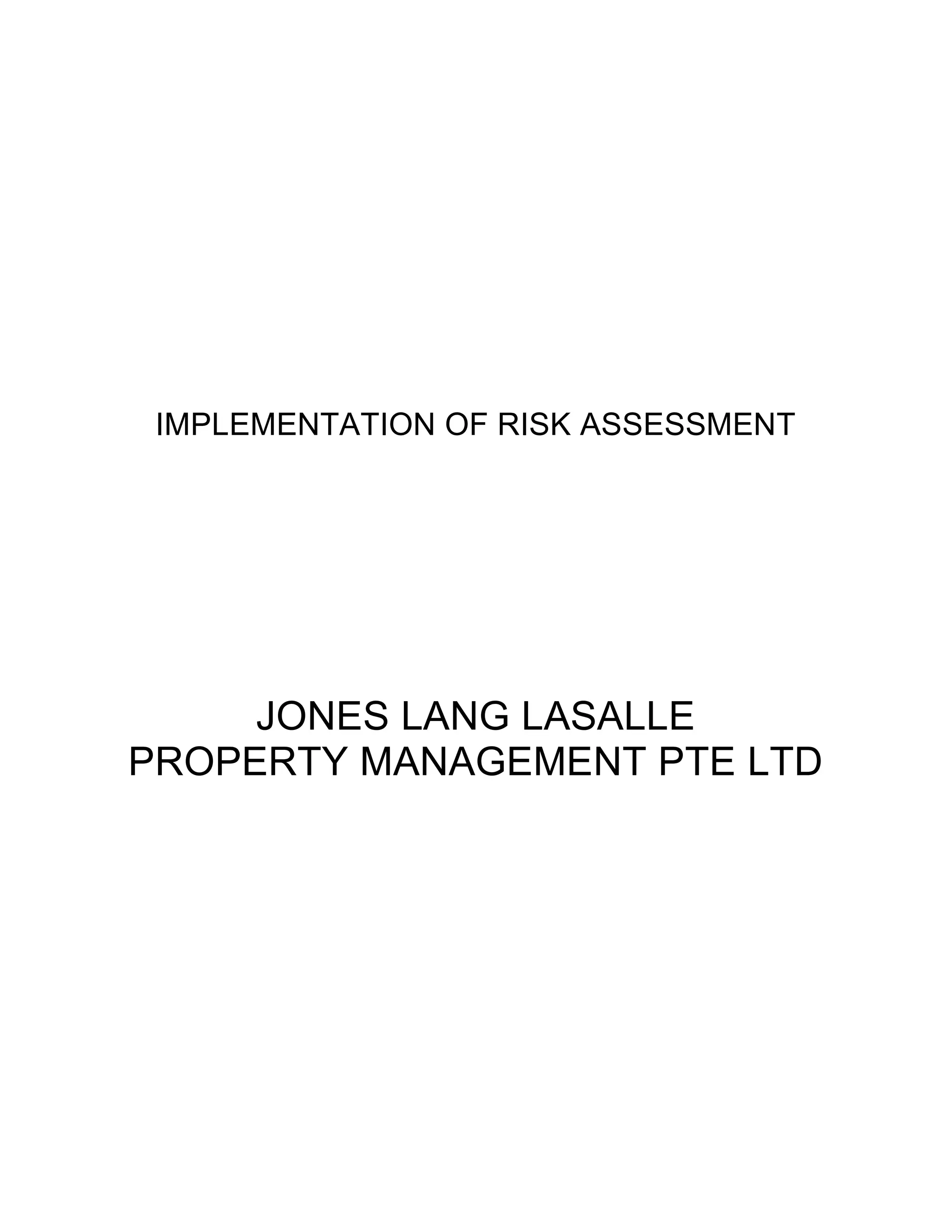 Bizsafe risk assessment | PDF