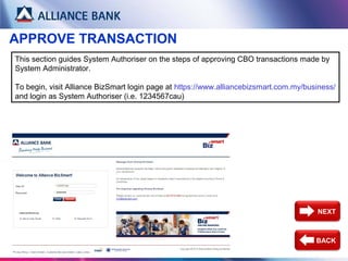 BizSmart Corporate Back Office Guide | PPT