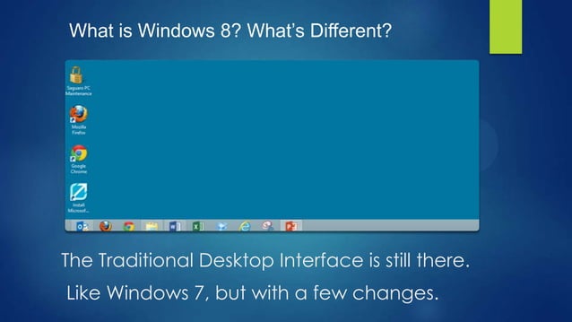 Windows 8 - The Why and How - Basics and Introduction | PPT