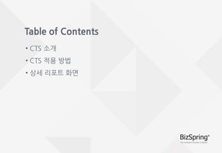 Biz spring cts 소개서 | PPT
