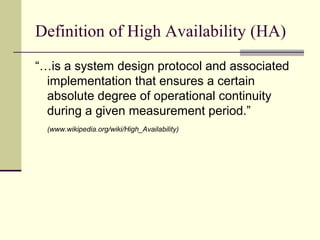 Highly Available BizTalk | PPT