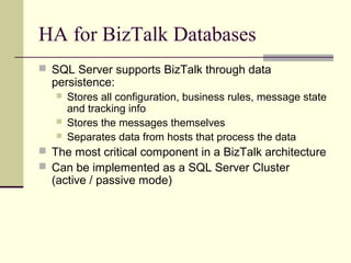 Highly Available BizTalk | PPT