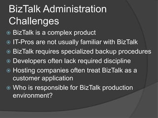 BizTalk Server Administration best practices | PPT