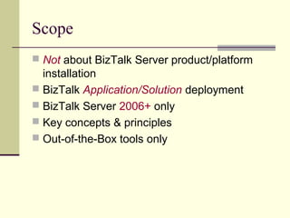 BizTalk Application Deployment | PPT | Cloud Computing | Internet