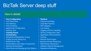 BizTalk Server assessment and architecture review | PPT