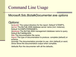 BizTalk Documenter | PPT