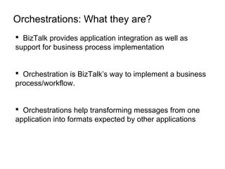 Allied Consultants - Training on BizTalk orchestrations (1 of 2) | PPT