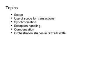 Allied Consultants - Training on BizTalk orchestrations (2 of 2) | PPT