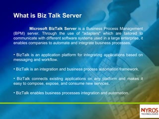 Biz Talk Server | PPT