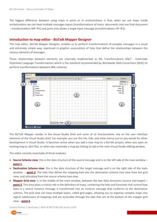 BizTalk Server – Basics principles of maps | PDF