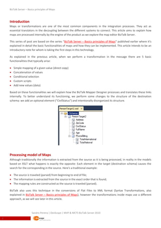 BizTalk Server – How maps work | PDF | Web Design and HTML | Internet