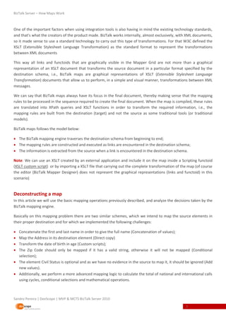 BizTalk Server – How maps work | PDF | Web Design and HTML | Internet