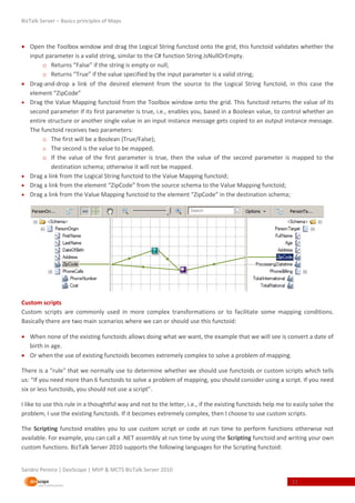 BizTalk Sever 2010 - Basic Principles of Maps - EPC Group | PDF