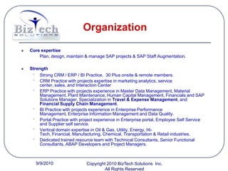 Biz techsolinc | PPT