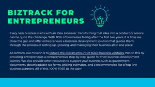 Biztrack Overview | PDF