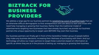 Biztrack Overview | PPT