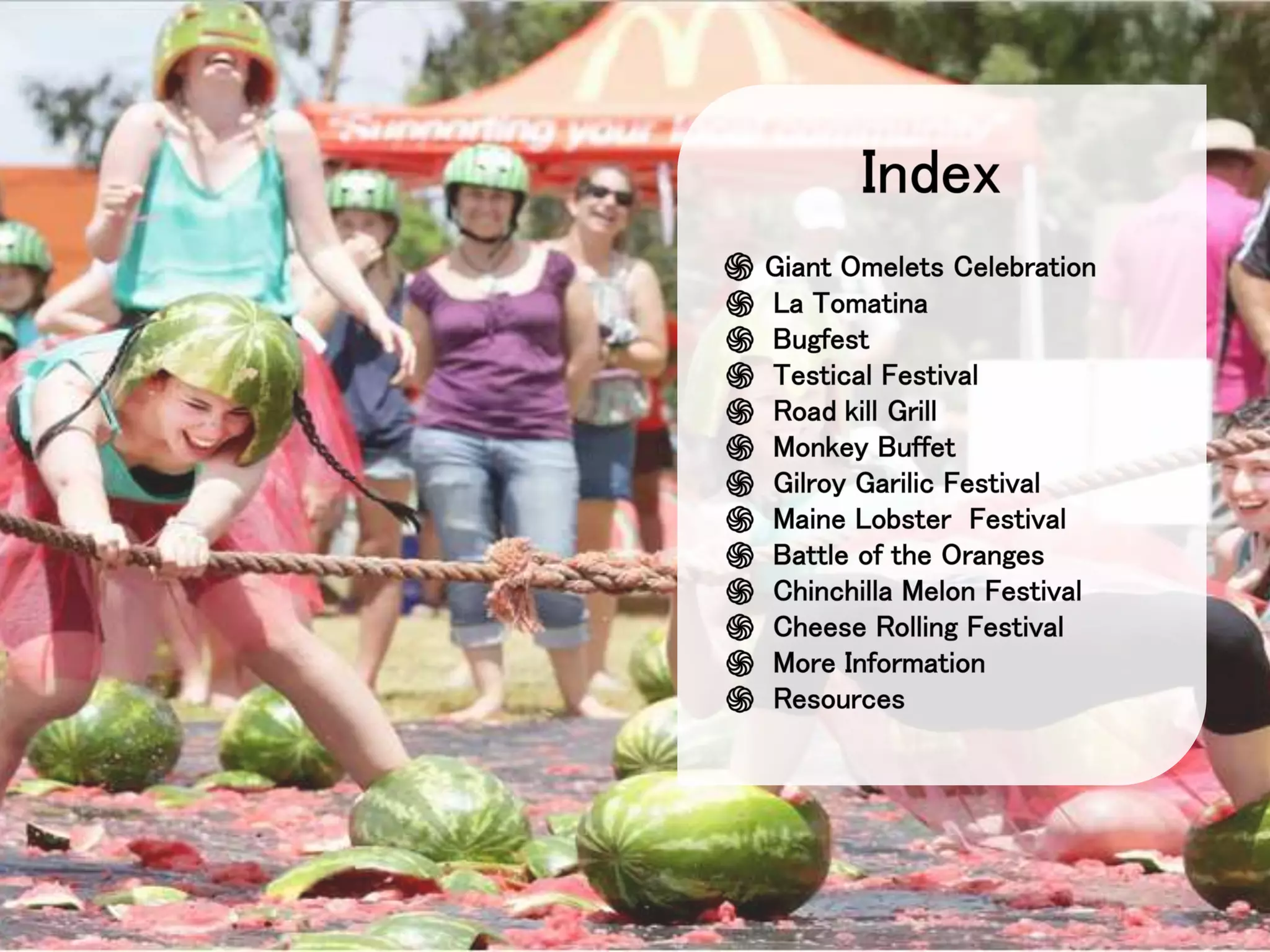 Most Extraordinary Food Festivals around the World | PPTX