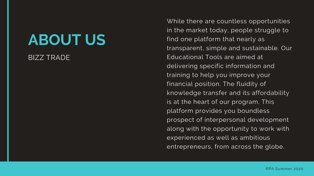 Bizz trade forex education platform | PPT