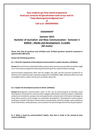 Bj0022 media and development | DOCX | Computer Networking | Computing