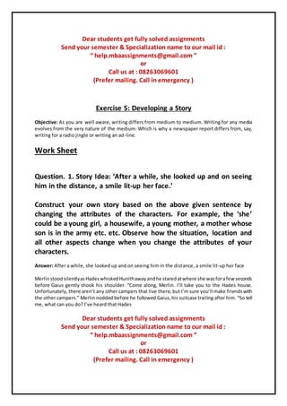 Bj0044 exercise 5 | PDF