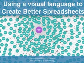 Using a visual language to create better spreadsheets - Bas Jansen at ...